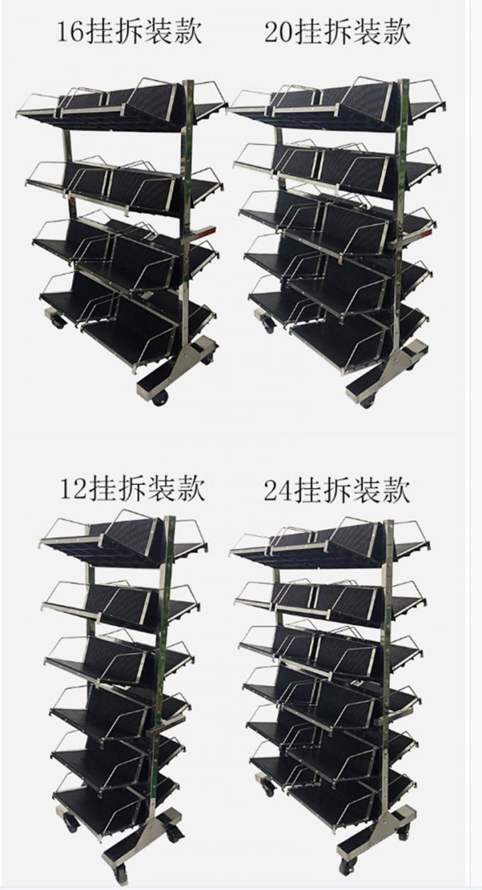 PCB Board Hanging Stainless Steel ESD PCB Storage Rack 12 Hanging ODM OEM